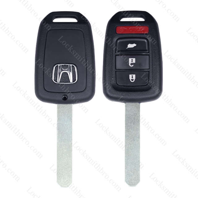 LockSmithbro 4 Button With Panic Honda Remote Key Shell（SUV Button）