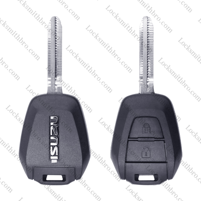 2 Buttons For Isuzu D-Max FOB Ignition Smart Remote Car Key Shell Case ...