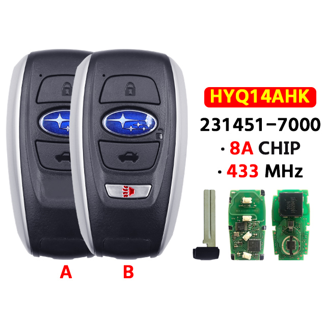 3/4Button Remote Control Key 231451-7000 8A 433.92MHz HYQ14AHK Keyless ...