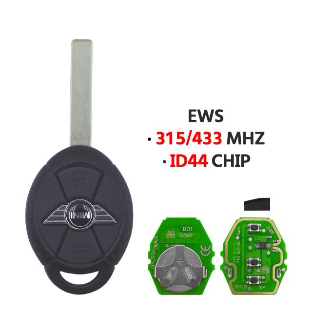 BMW 3 Buttons Car Remote Key for BMW MiNi Cooper S R50 R53 2005-2007 ...