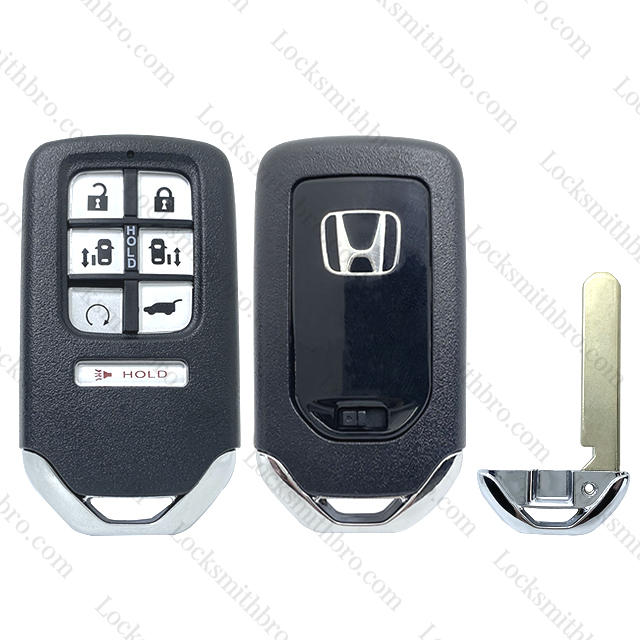 7 button Honda Smart Key Shell with logo