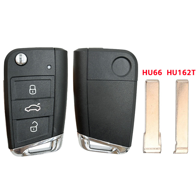 3 Buttons Car Key Shell Case For VW For VW Golf 7 GTI MK7 Skoda Octavia ...