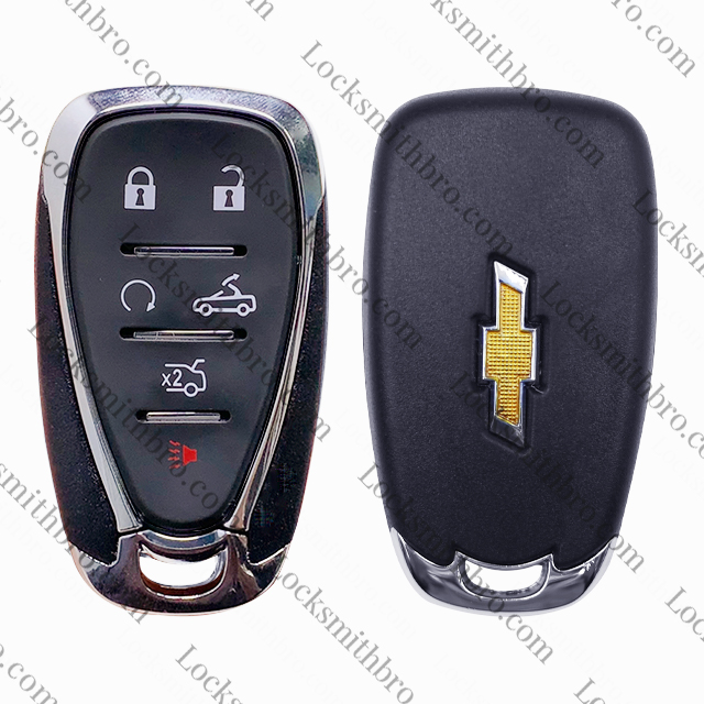 6Buttob Chevrolet smart Key Shell With Logo