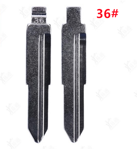 LockSmithbro Metal Blank Uncut Flip KD VVDI JMD Remote Key Blade Type ...