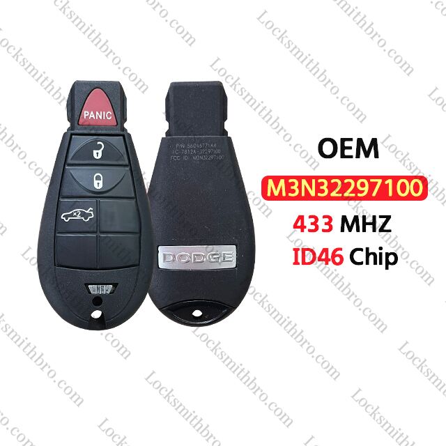 Original Key For 2012-2016 Dodge Dart Fobik Key 4 Button M3N32297100 ...