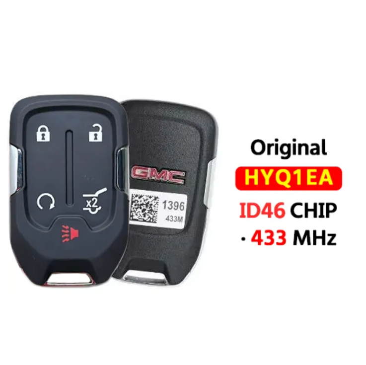 OEM 5-Button Smart Key 433Mhz ID46 HYQ1EA for 2018-2023 GMC Terrain Acadia