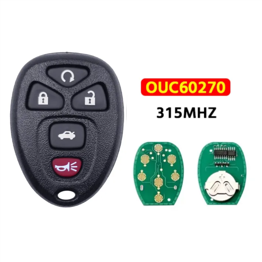 5 Buttons 315Mhz OUC60270 remote key For 2007 2008 2009 2010 2012 2013 ...
